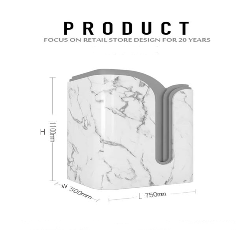 Petal Restaurant Small Reception Desk and Portable Welcome Table